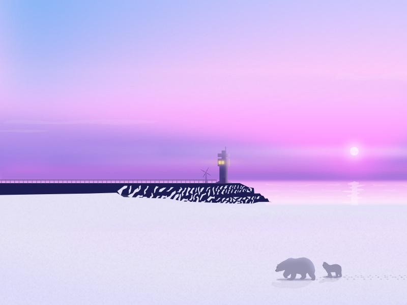 Arctic story by Freud-Xiaozhi on Dribbble