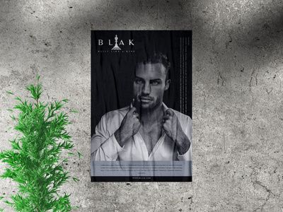 BLAK - Poster Design by Maxobiz on Dribbble