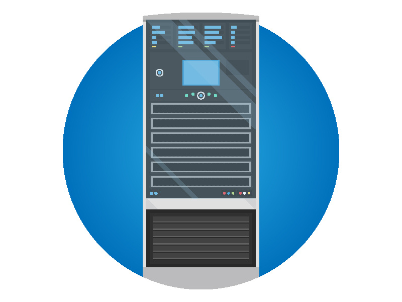 Modern Server Icon by Billy Kulpa on Dribbble