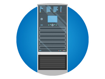 Modern Server Icon by Billy Kulpa - Dribbble