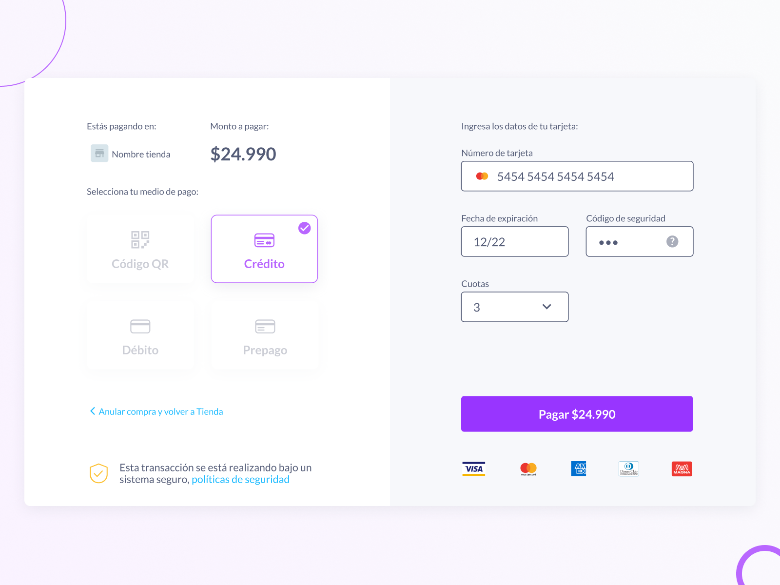 Payment Process Concept - Part 2 by Vicente Politeo on Dribbble