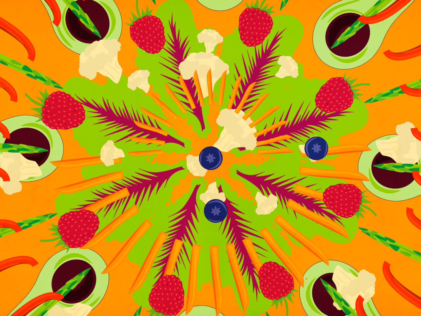 Vegetable Carousel by Andrew Warwick on Dribbble