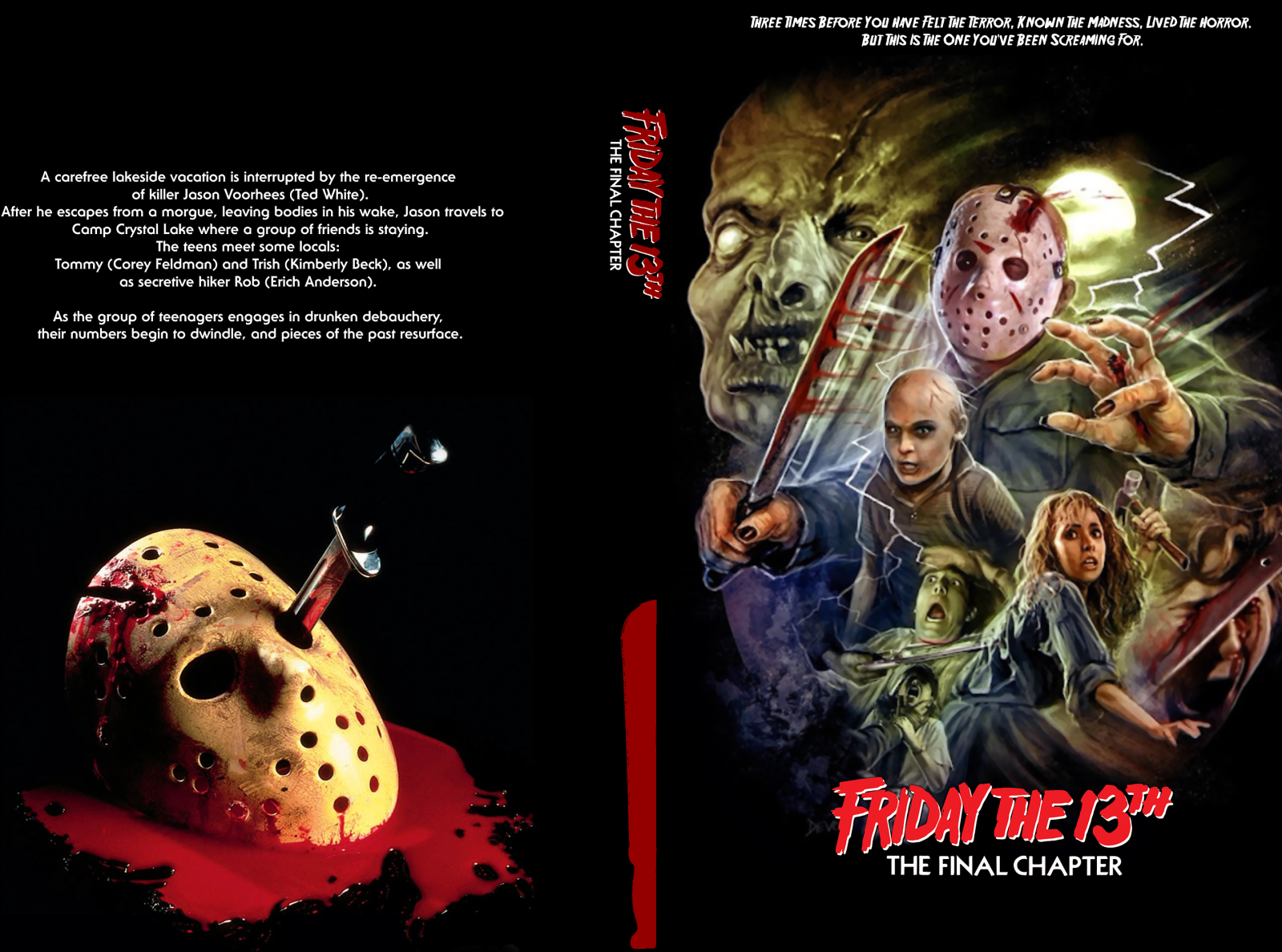 Friday the 13th: The Final Chapter DVD cover by Liam McGuire on Dribbble