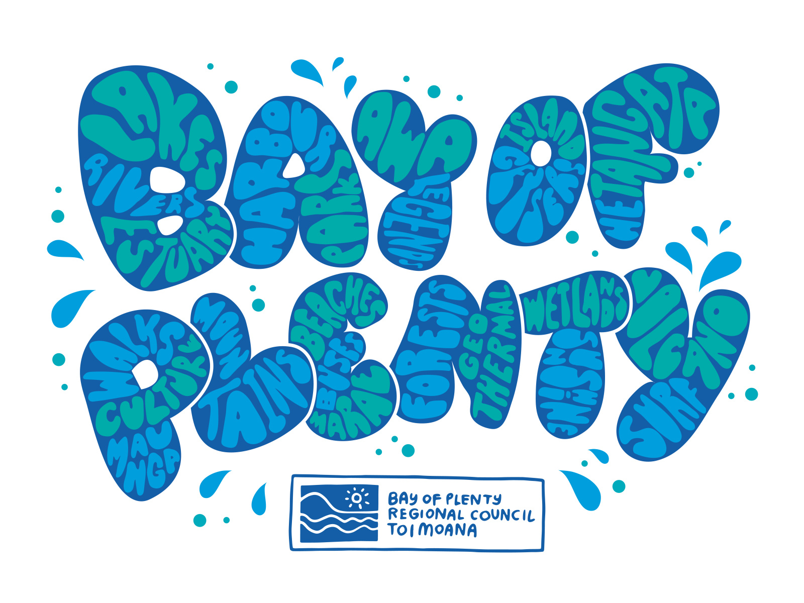 Bay of Plenty Typography by Trent Douglas on Dribbble