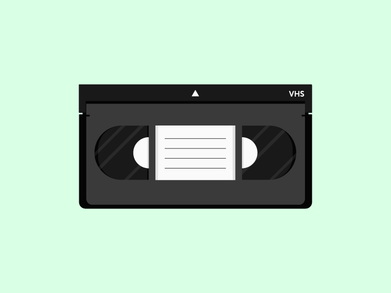 VHS by Chris von Burske on Dribbble