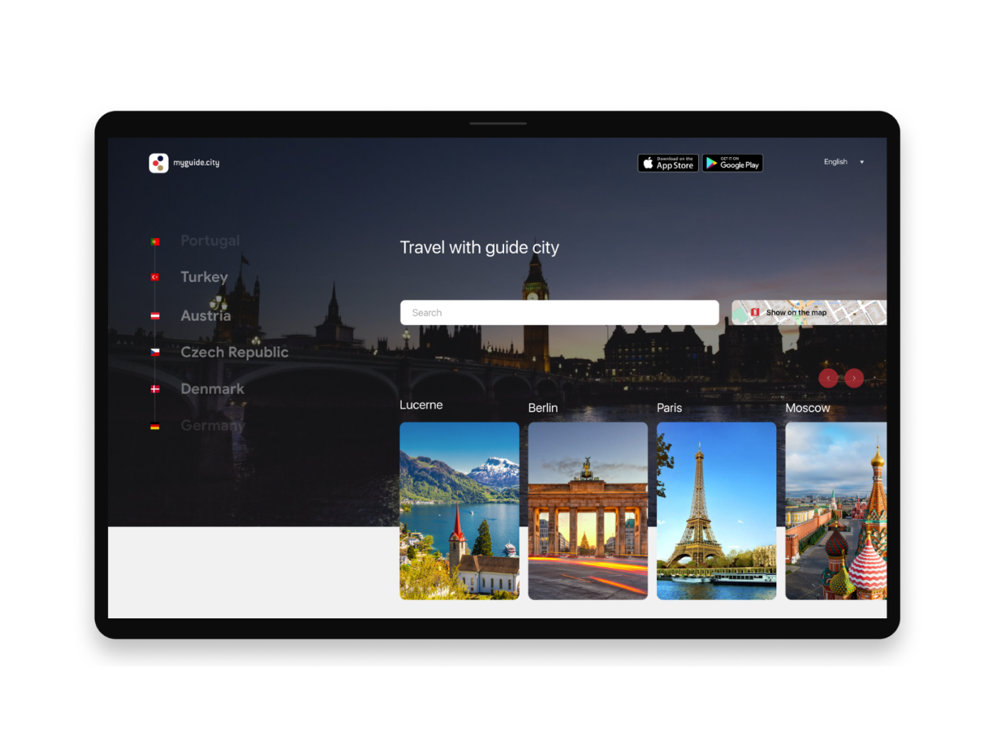 Travel web app by Eugen on Dribbble