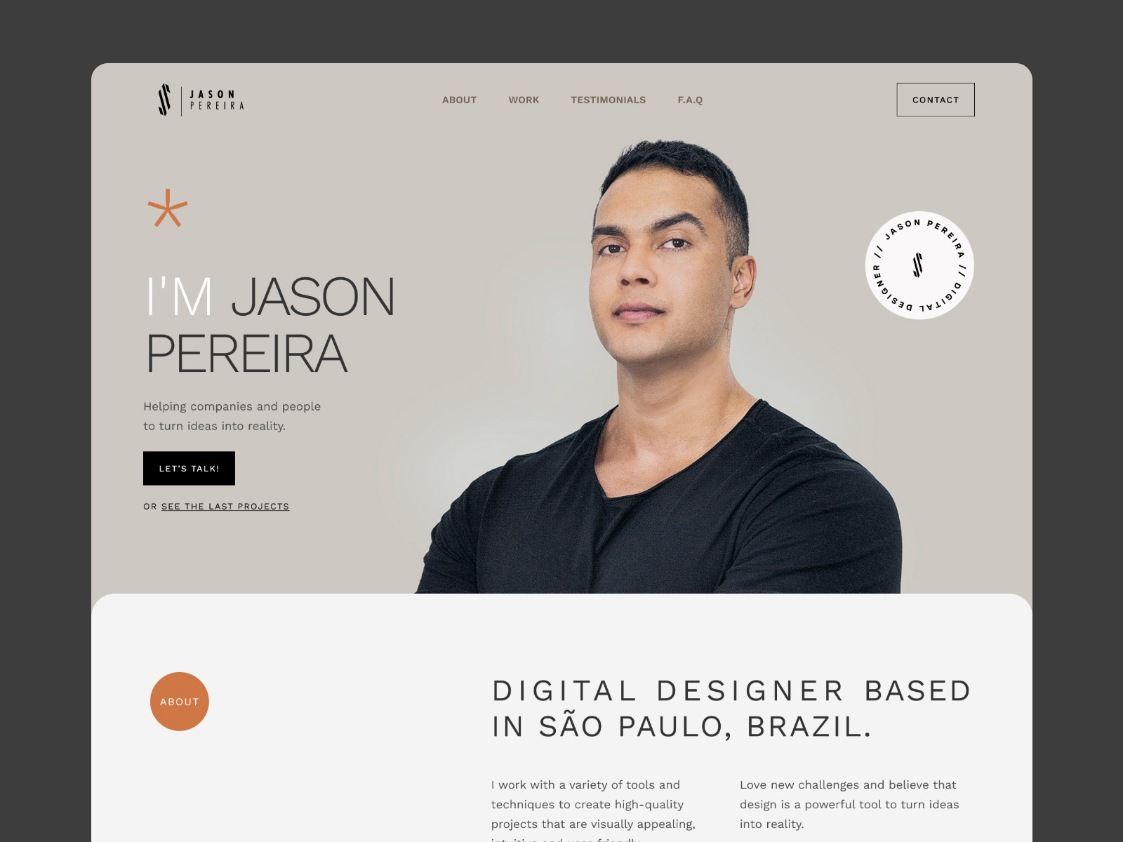 Portfolio // JPX by Jason Pereira on Dribbble