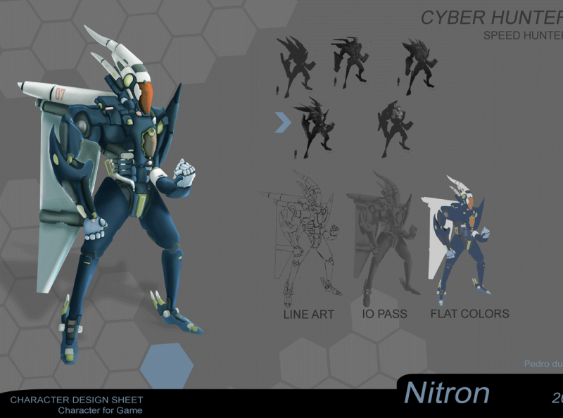 Game Character Concept art by Pedro on Dribbble