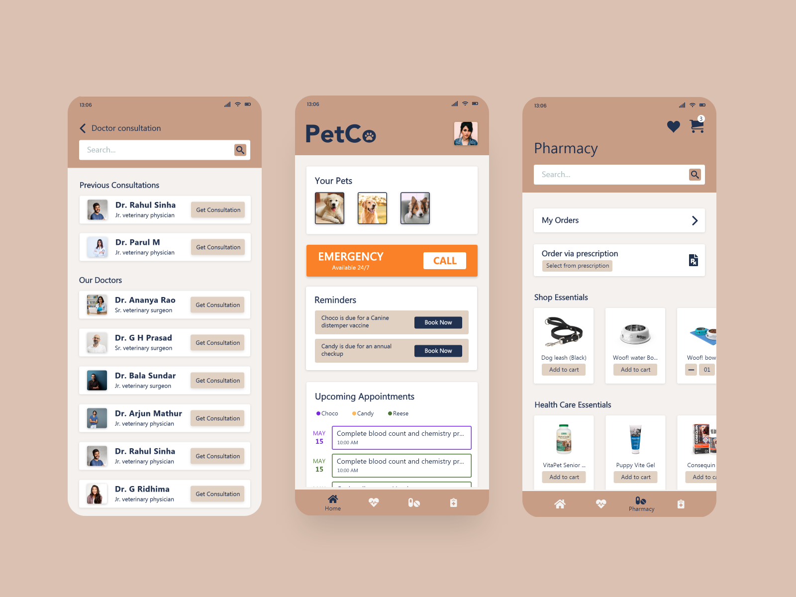 Petco | App Design by Lavanya Maddala on Dribbble
