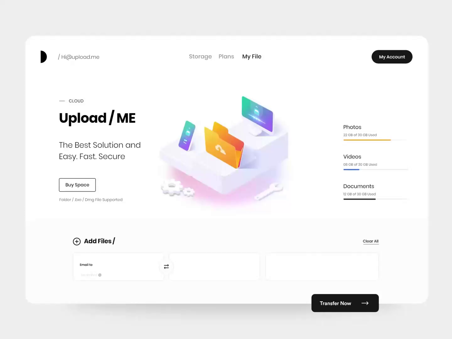 File Transfer by DStudio® on Dribbble