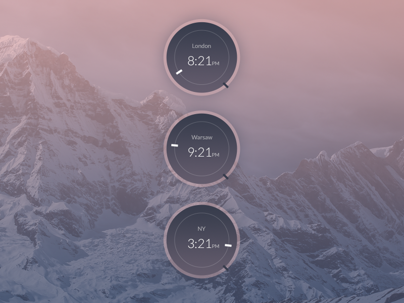 Clock Concept by Justyna Kusa on Dribbble