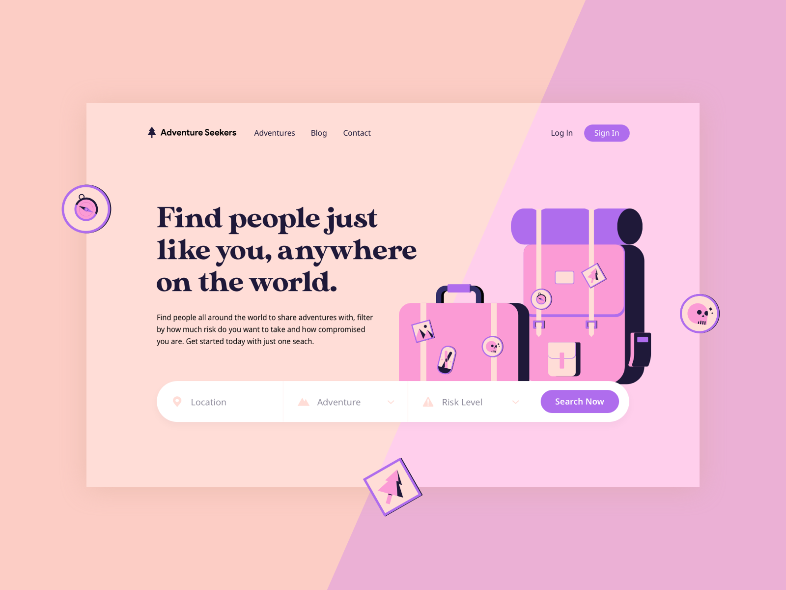 Adventure by ++hellohello on Dribbble