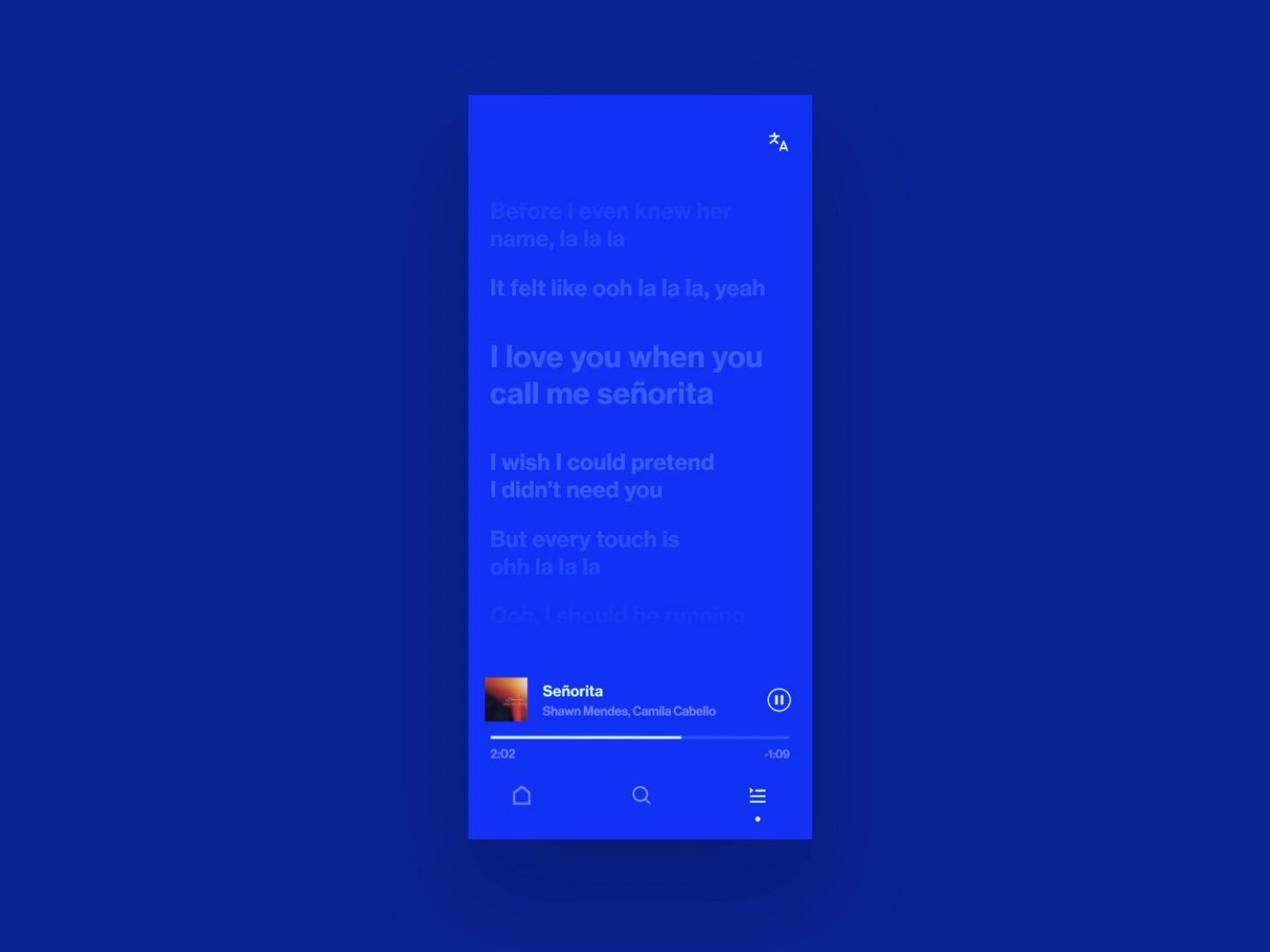 Lyrics by ++hellohello on Dribbble