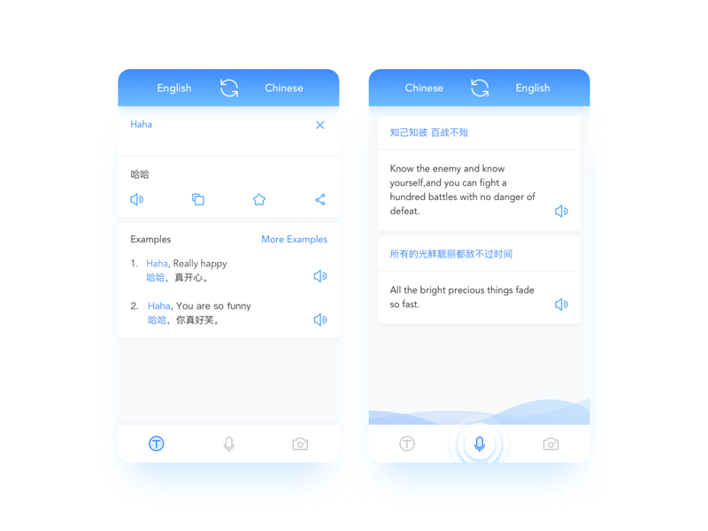 Translate Mobile App by Alucard on Dribbble
