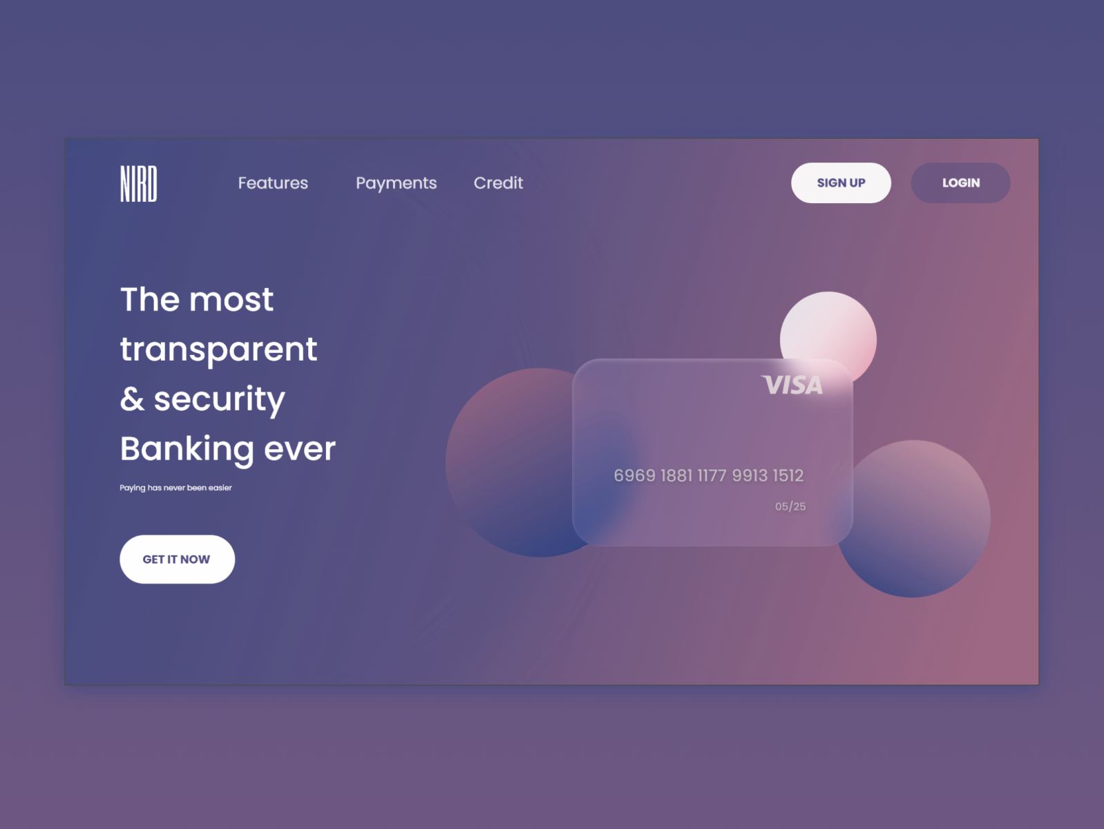 Banking app by Marcy TH on Dribbble