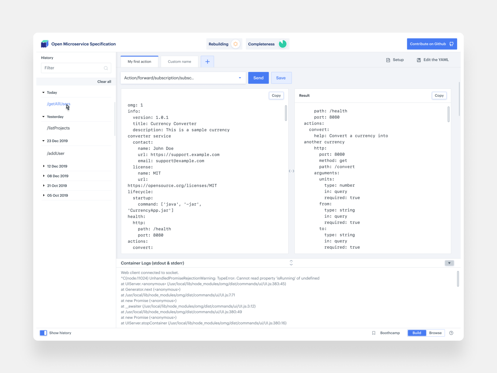 Oms ( Dev. tool ) dashboard by Ayda Oz for Earthr. on Dribbble