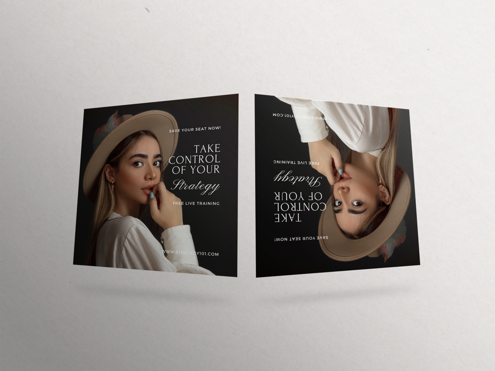 Dribbble - Post Event Flyer.png by Charmaine Garrido