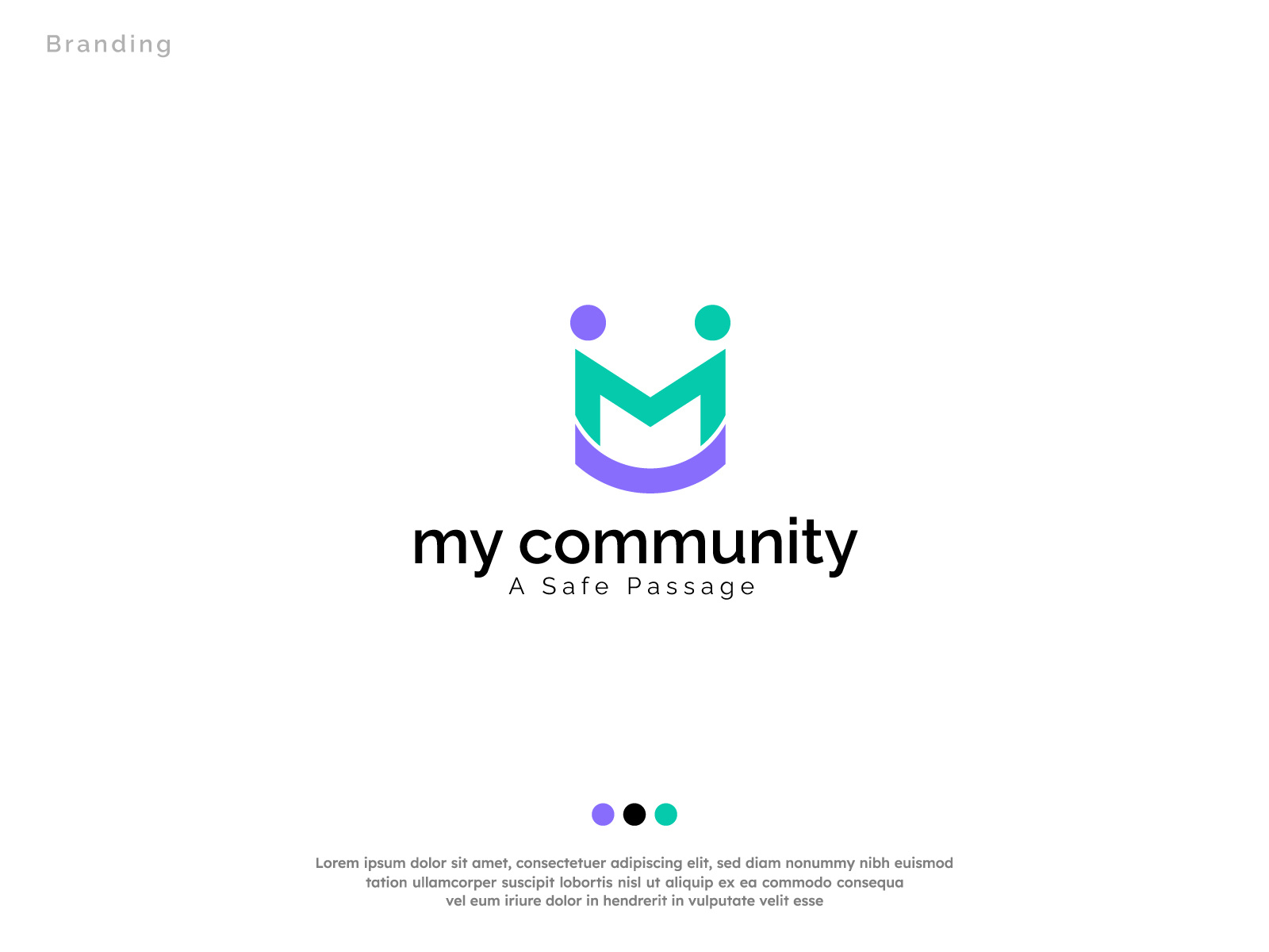community-logo-design-branding by Nusrat Jahan on Dribbble