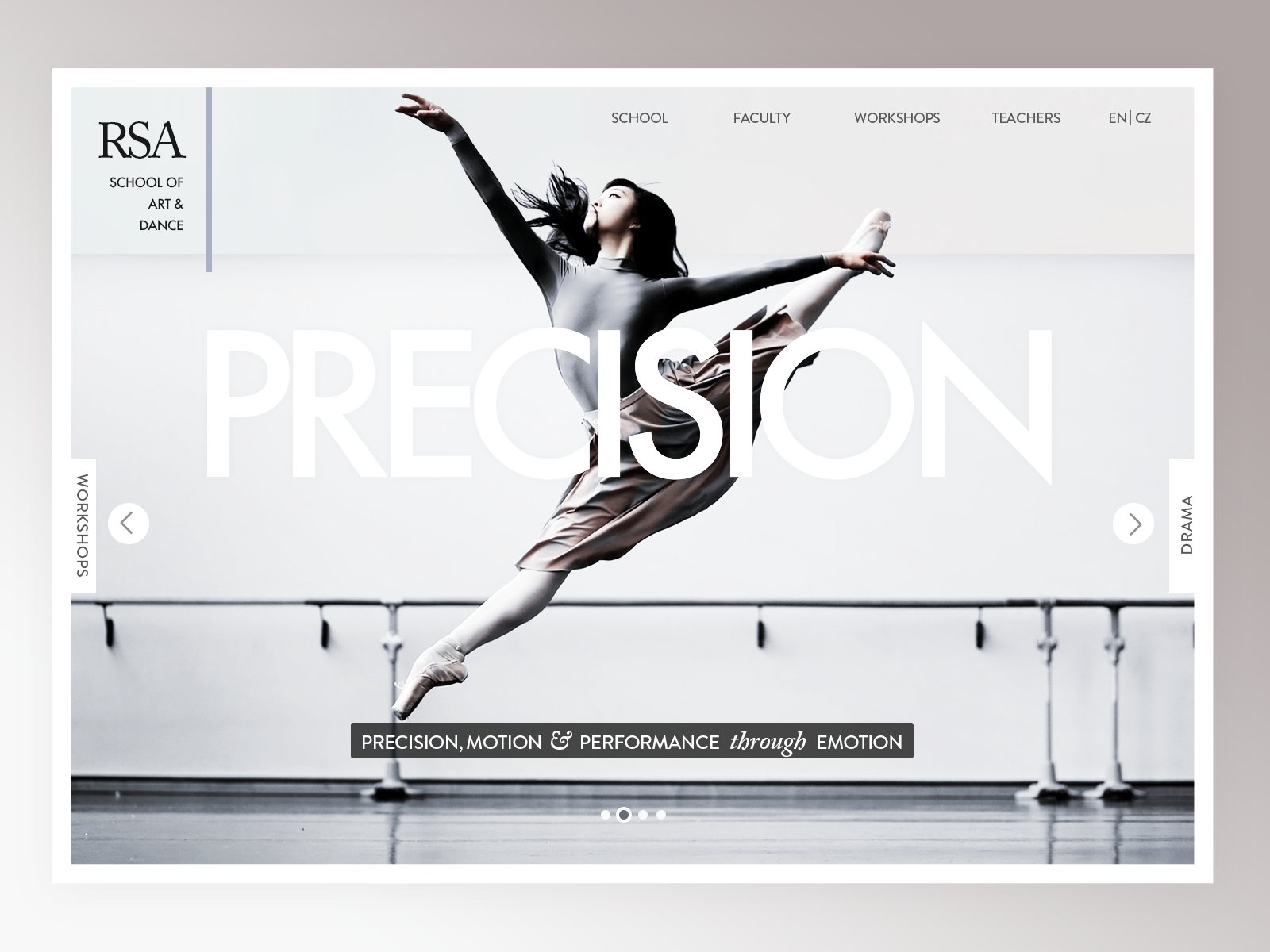 RSA Dance School Concept by Super useful studio on Dribbble