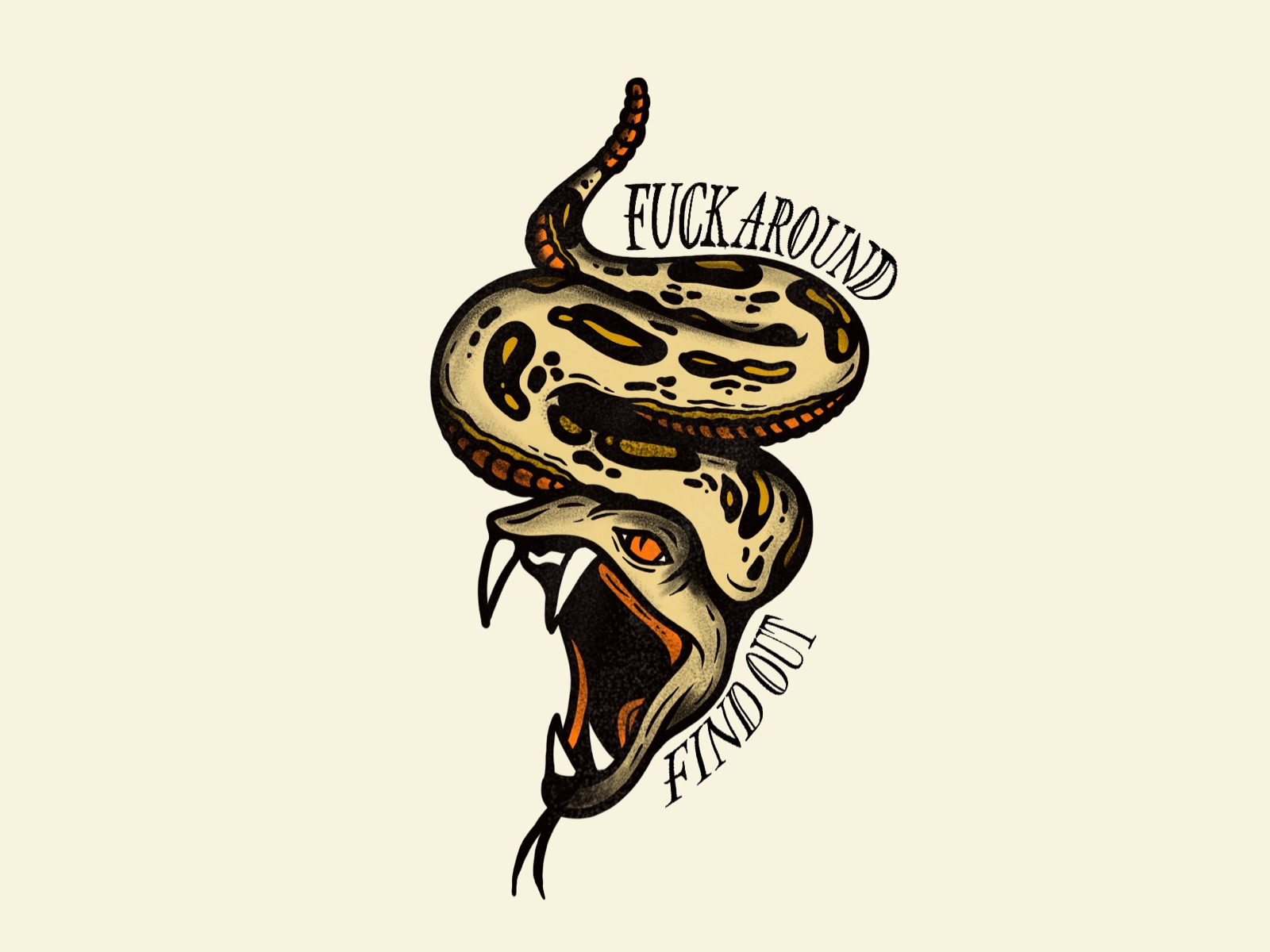 No Step on Snek by Matt O'Connor on Dribbble