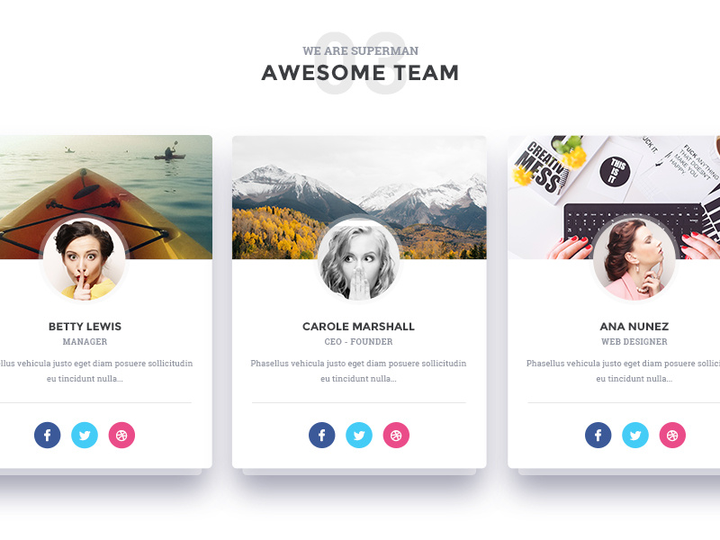 Awesome Team & " Diffuse Shadows" by Loc Au on Dribbble