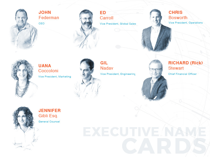 Executives Name Cards by Ognen Trpeski on Dribbble
