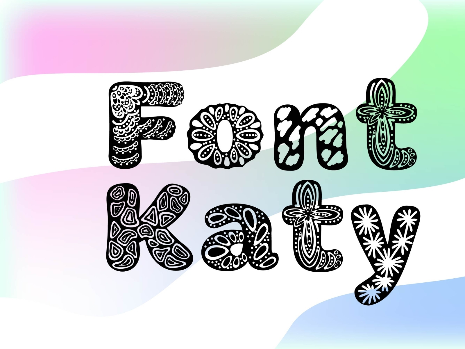 Katy font by Ekaterina Elkina on Dribbble