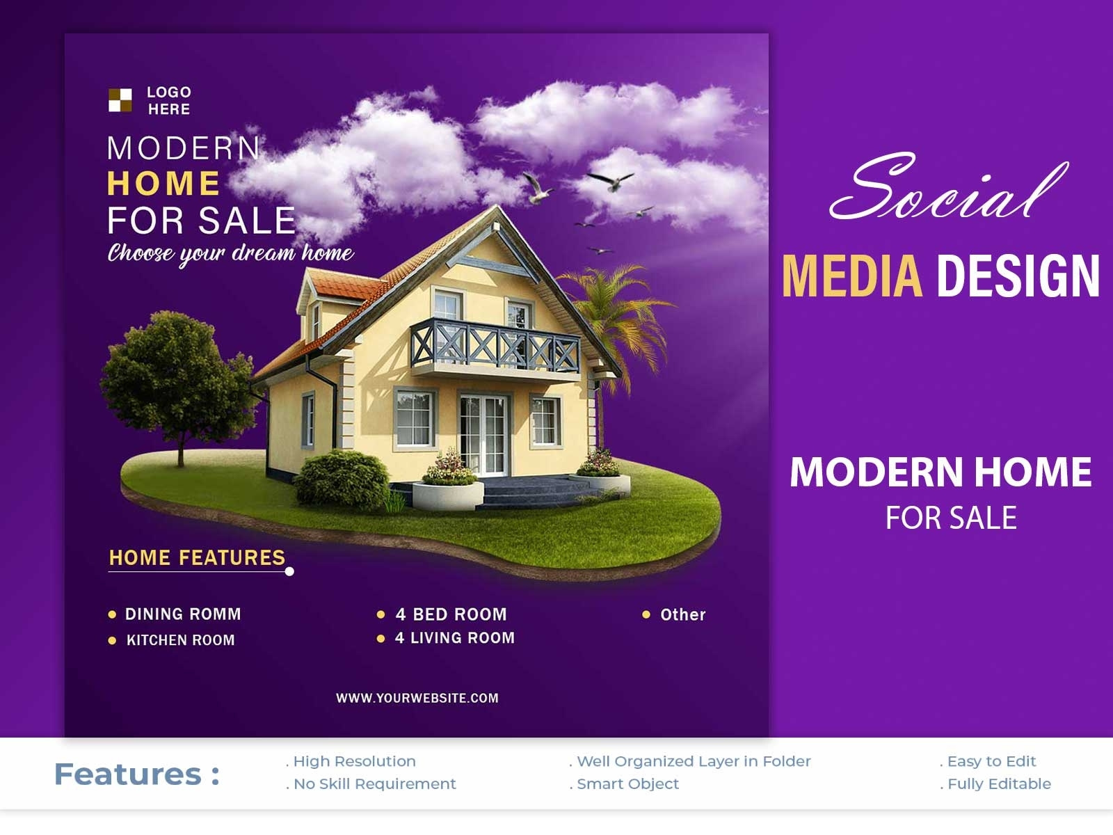 Modern Home Banner | Social Media Post Design by Kamrul Hasan Sawon on ...