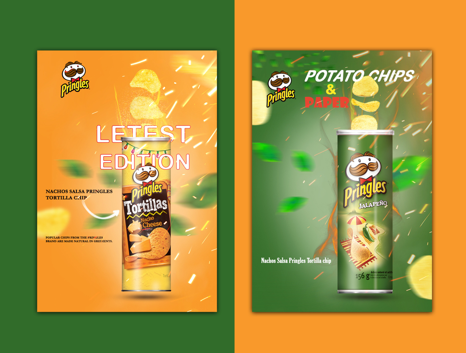 Potato Chips Banner | Social Media Post Design by Kamrul Hasan Sawon on ...
