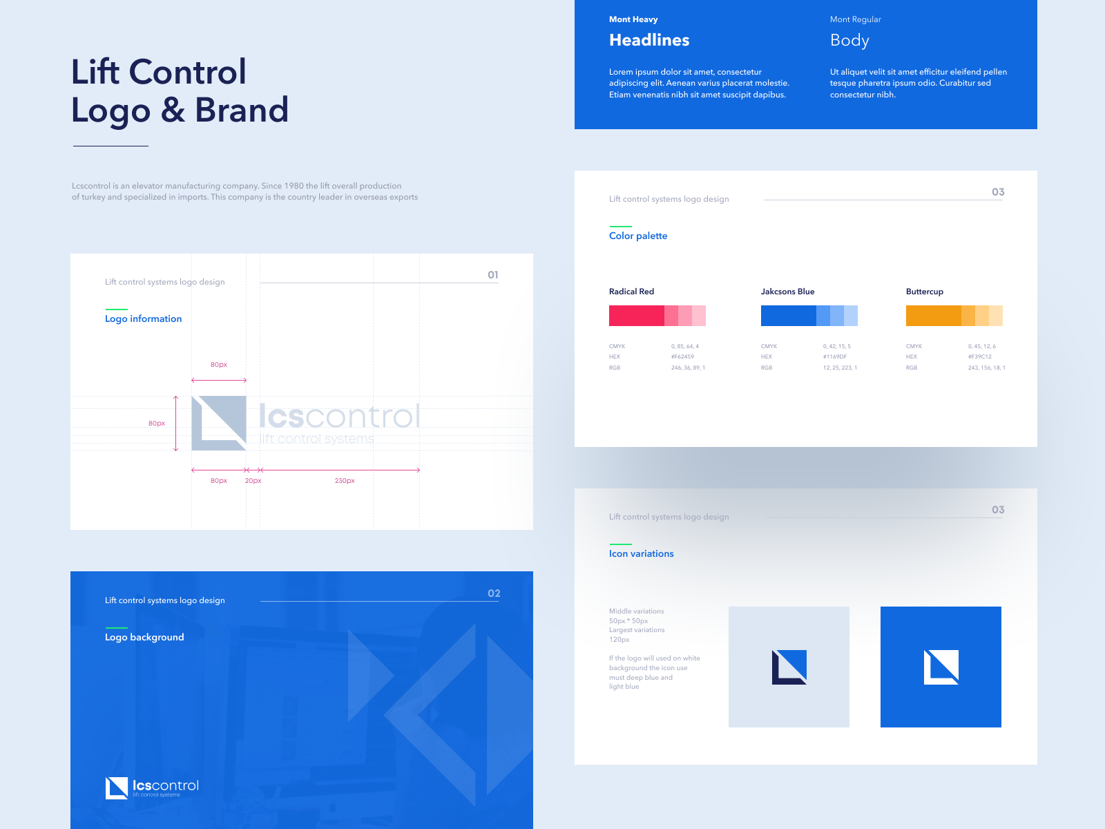Lift control system logo design by Omer Erdogan on Dribbble