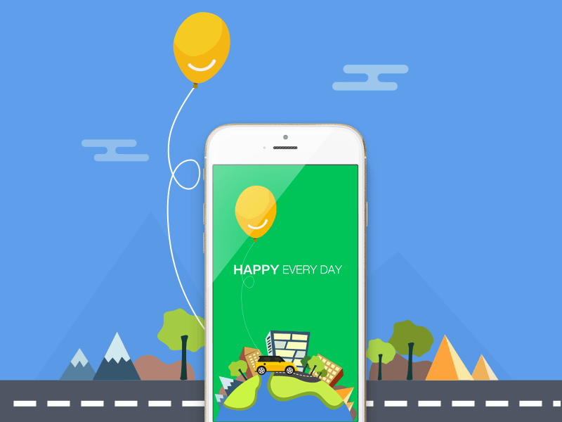 Happy by Jingjingss on Dribbble