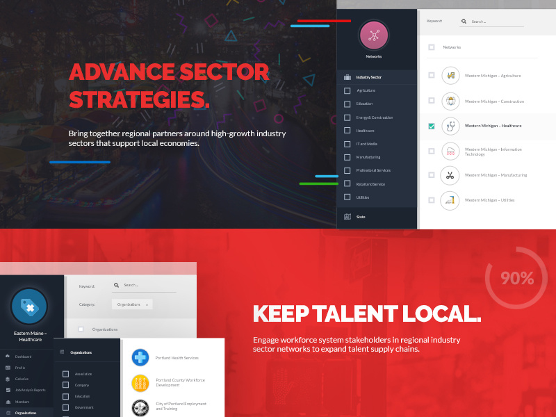 UI presentation by piotr grzegorzewski on Dribbble