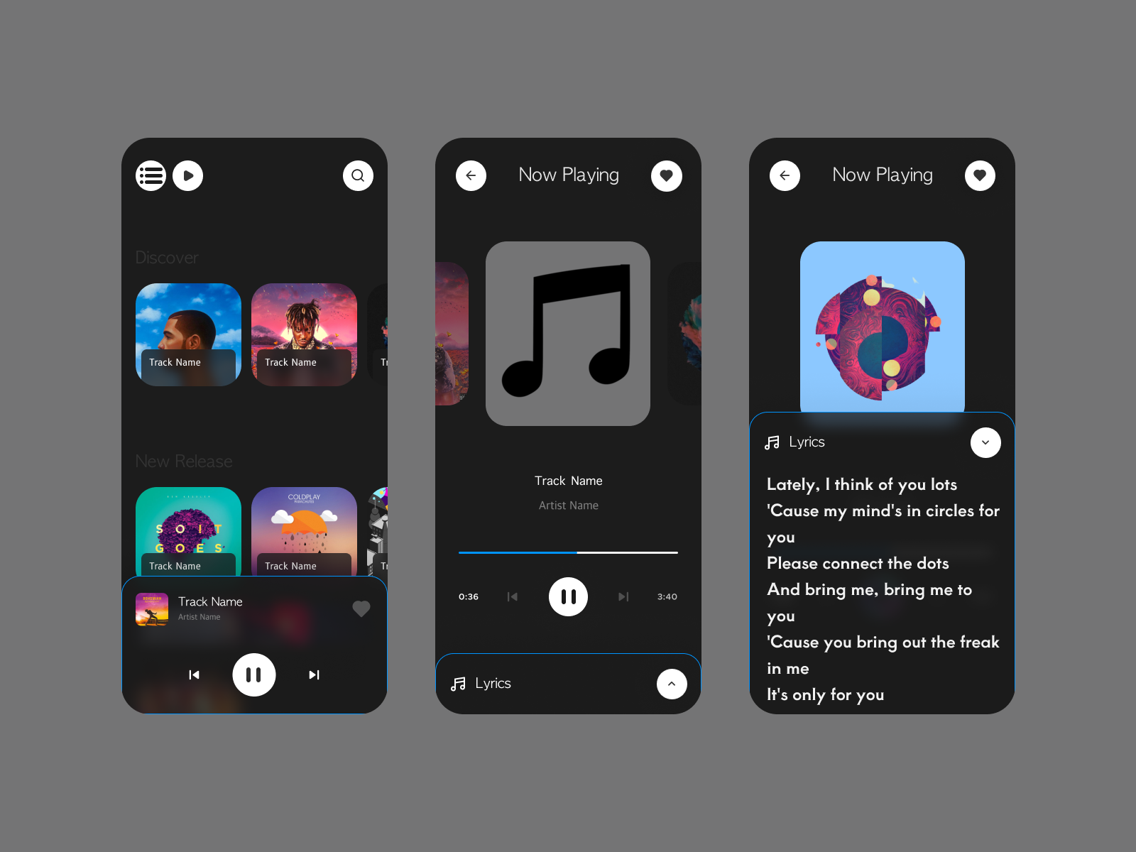 Music App - Mobile App Design by conquest on Dribbble