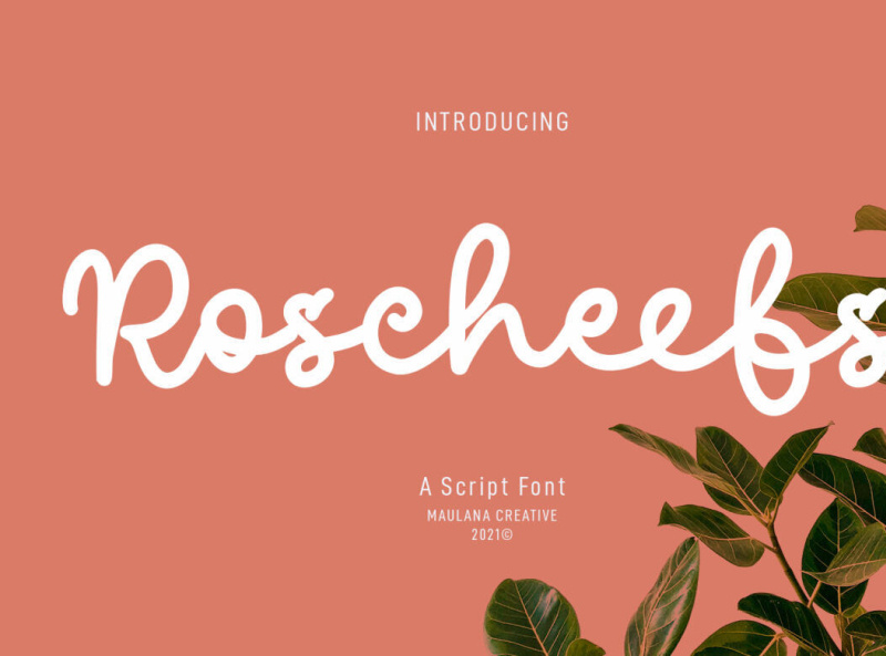 Roscheefs Script Font by Deeezy on Dribbble