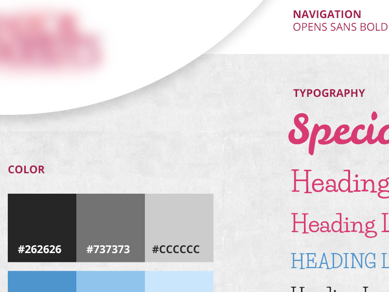 Client Styleboard by Matt Nolting on Dribbble