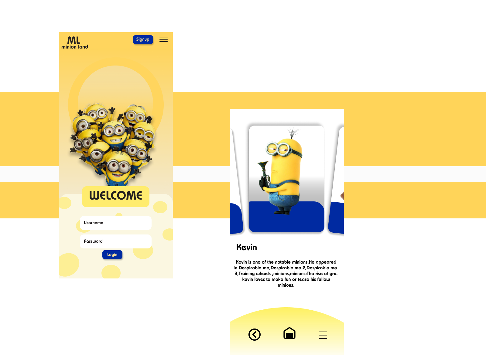 minionspedia by Shree aravindh Subramanian on Dribbble