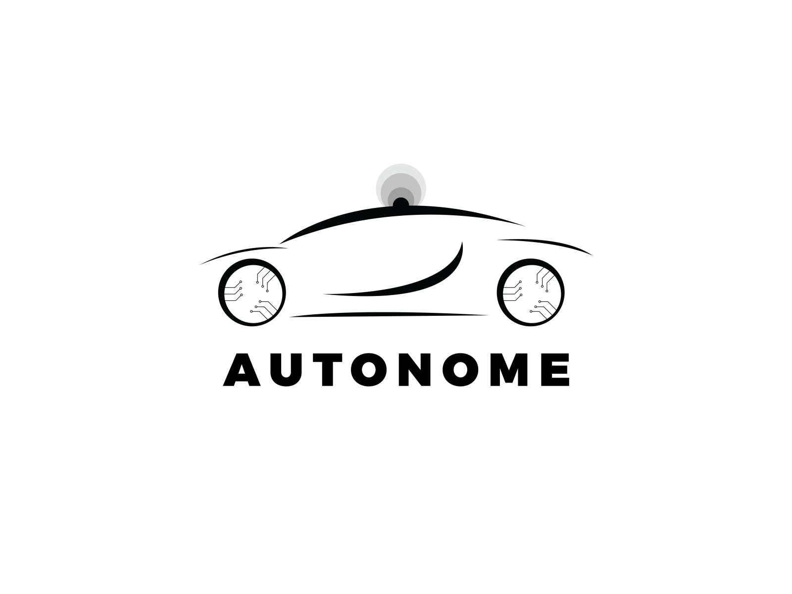 Driverless Car Logo by Damjan Markovic on Dribbble