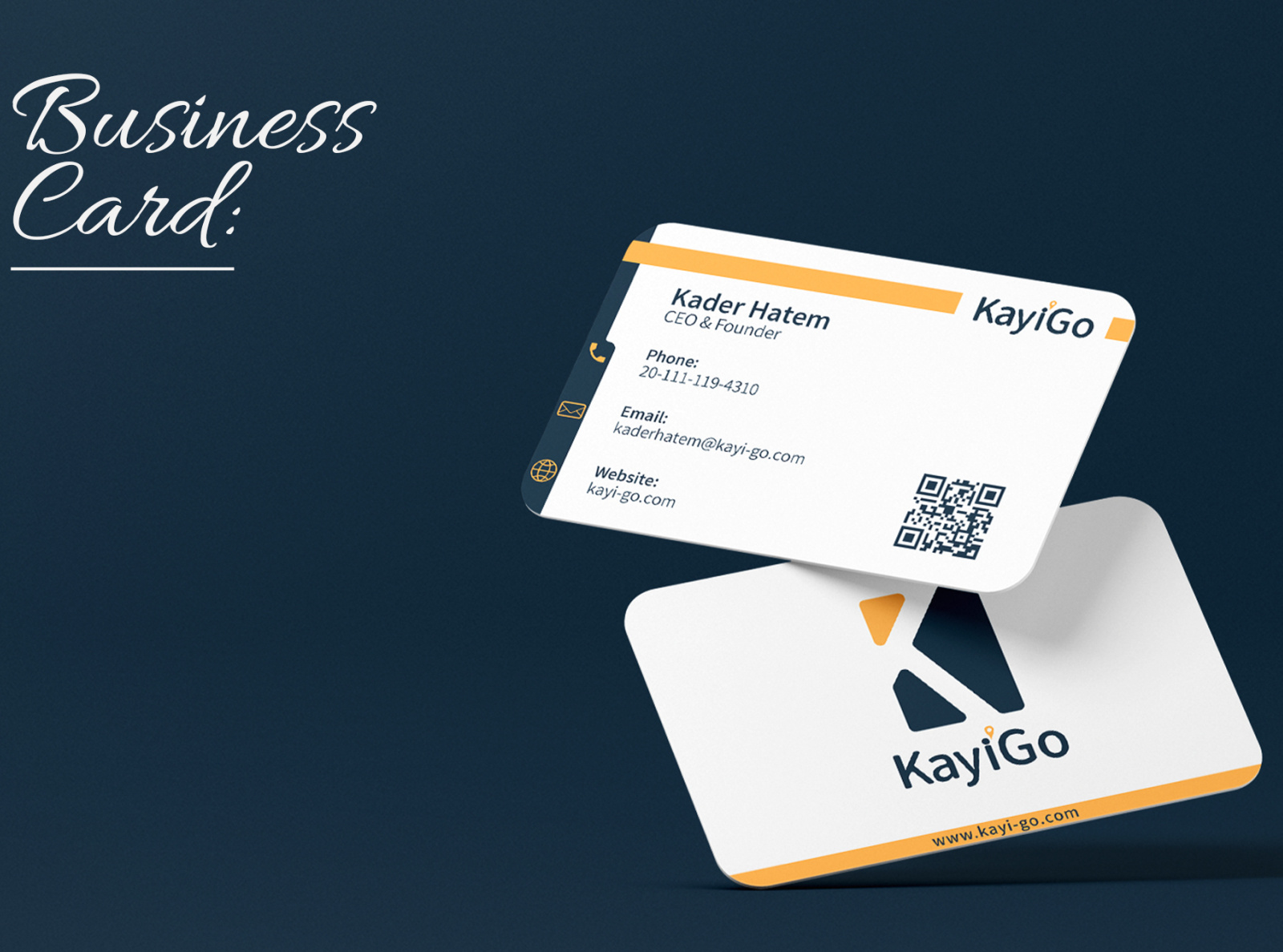 Business Card design by Ahmed Ayman on Dribbble