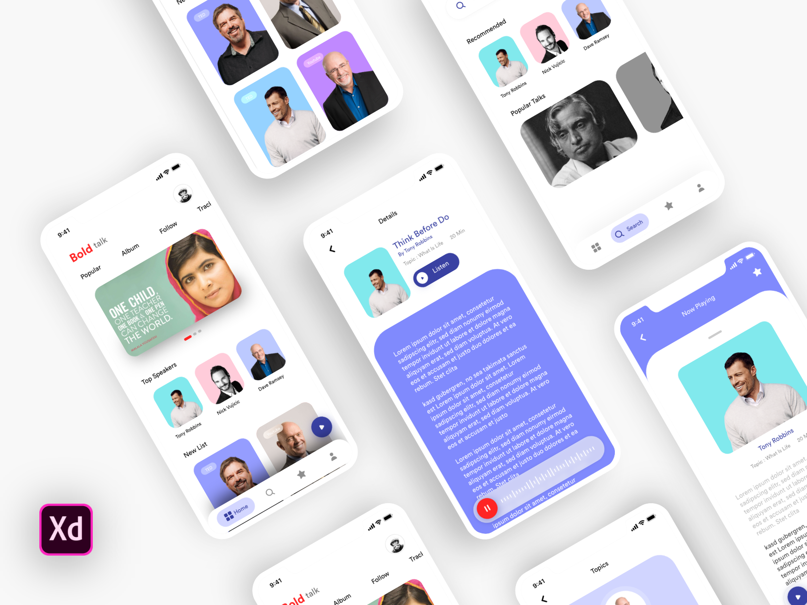 Talk - Mobile App UI UX by sakin kumar on Dribbble