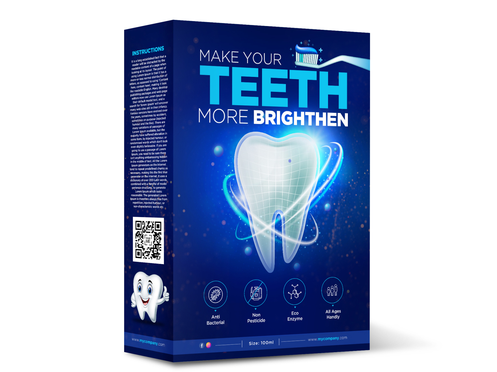 Teeth Cleaning Packaging by upbrandeeng on Dribbble