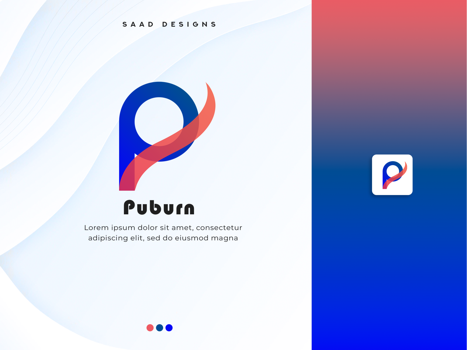 Puburn logo design modern minimal logo design by Afiqul Islam Saad on ...