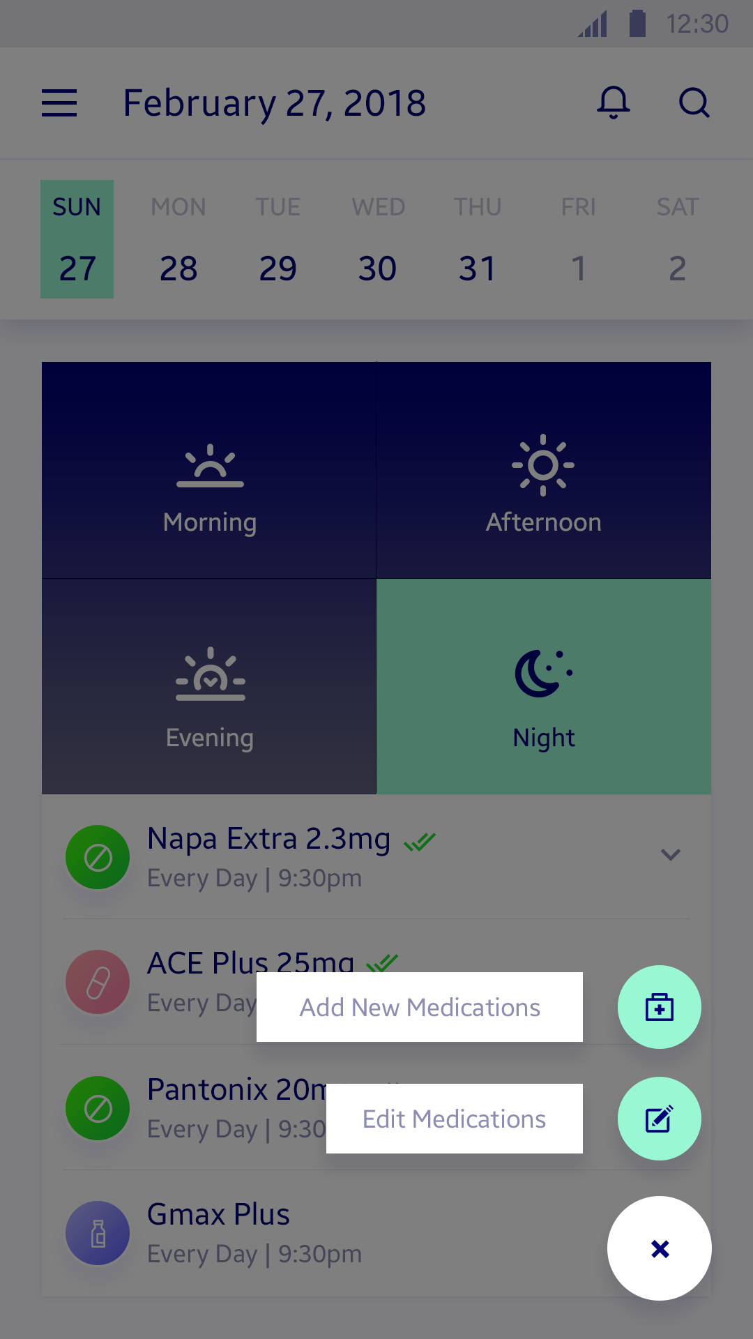 Home and Add Medication Screen by Moinul Ahsan on Dribbble