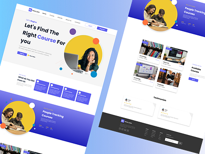 Online Learning Website UI Design by Opedia Studio | Branding, UI/UX ...