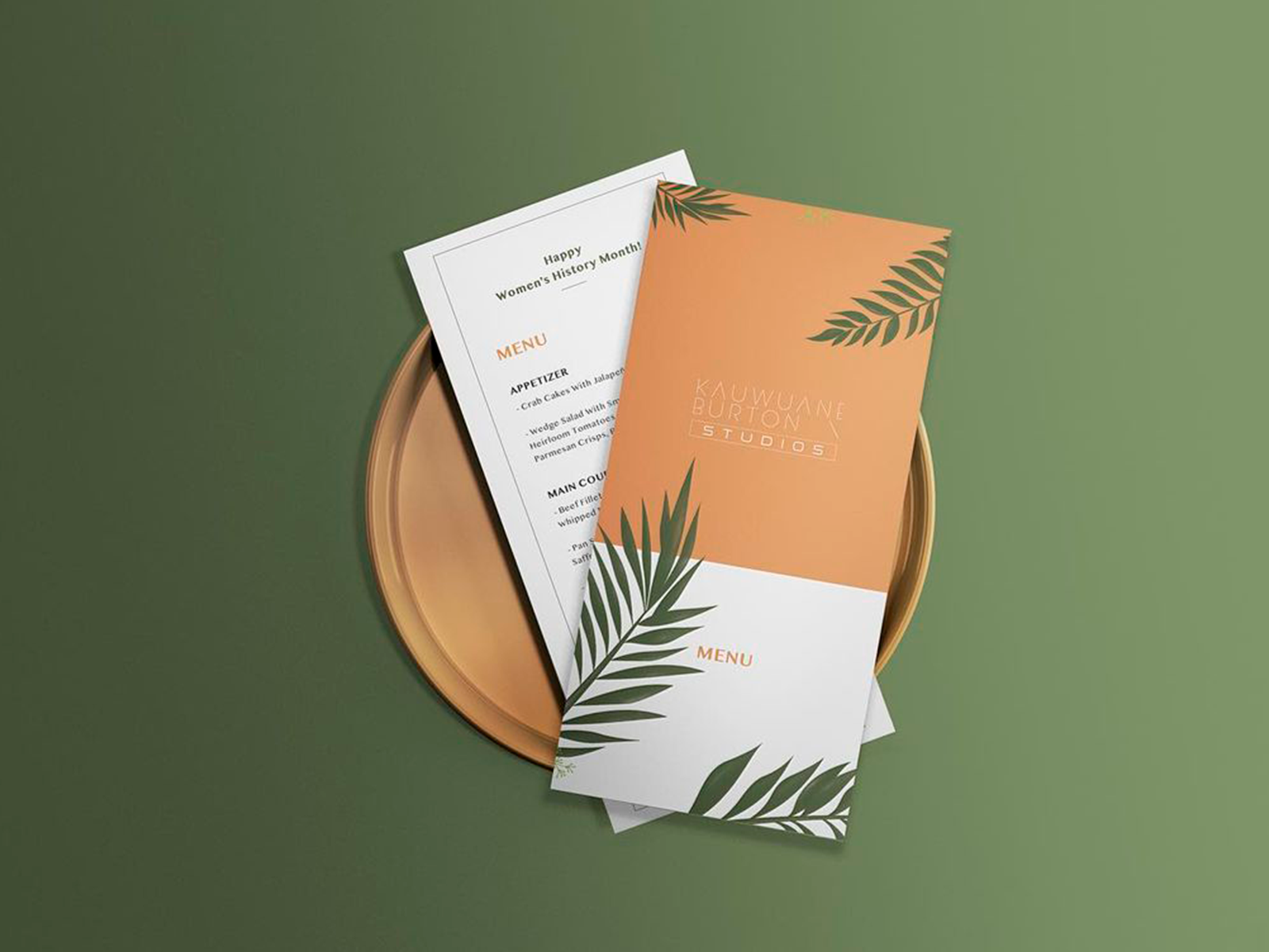 Menu Brand Identity by Fatima Dixit on Dribbble