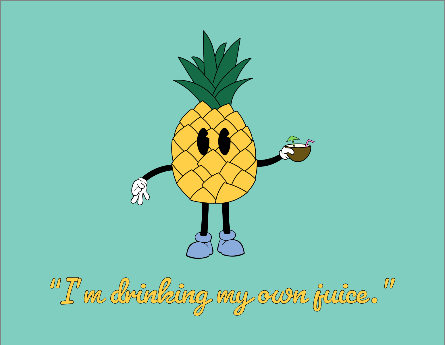 Pineapple Cannibalism by Ethan G on Dribbble