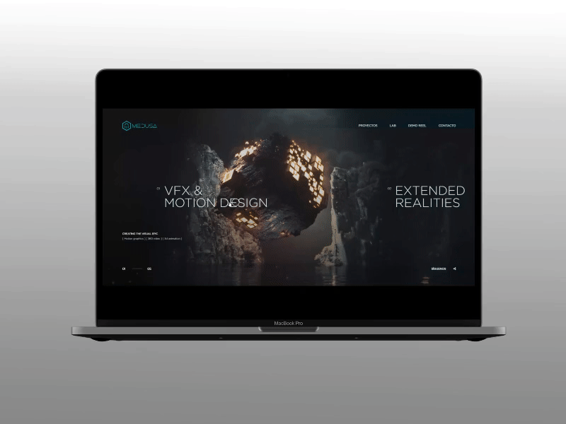 UI medusalab.mx by Gala Phenia on Dribbble