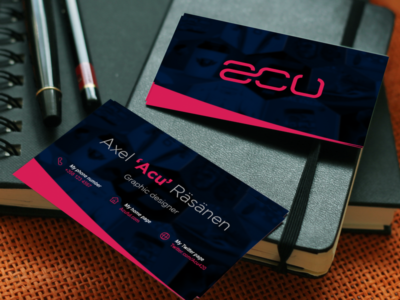 Business card by Axel 'Acu' R. on Dribbble