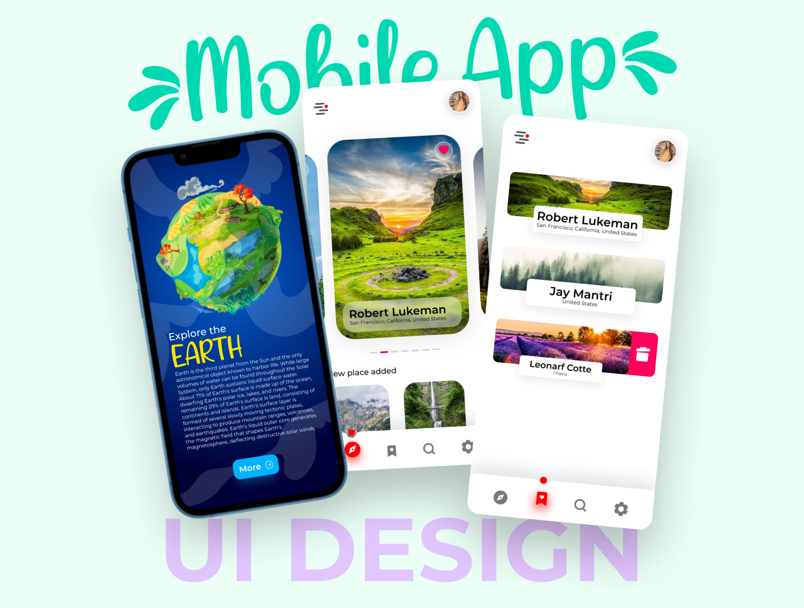 Mobile App Ui/Ux by GrafiXer Bro ‌ on Dribbble
