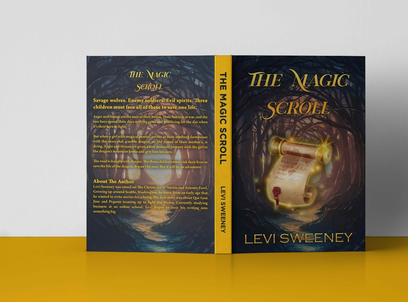 THE MAGIC SCROLL by Book Cover Hub on Dribbble