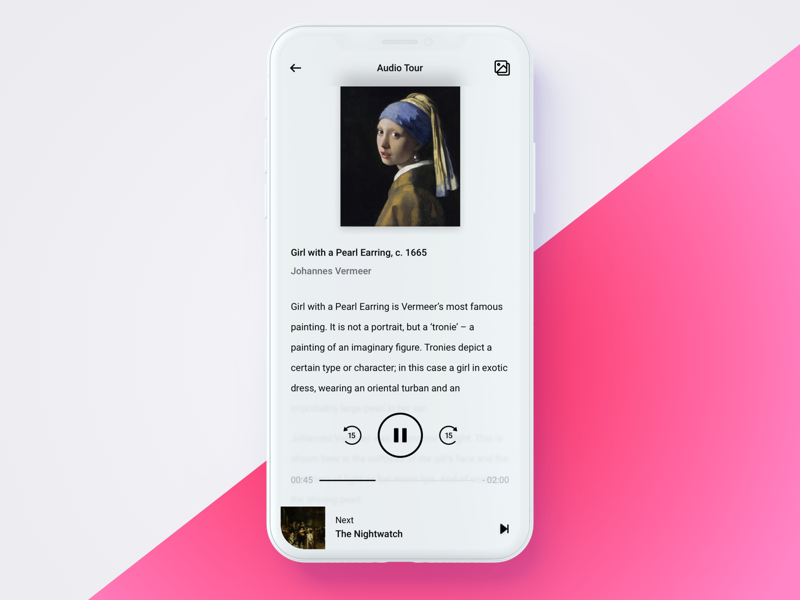 Audio and Visual Tour App by Andrew Wierzba on Dribbble